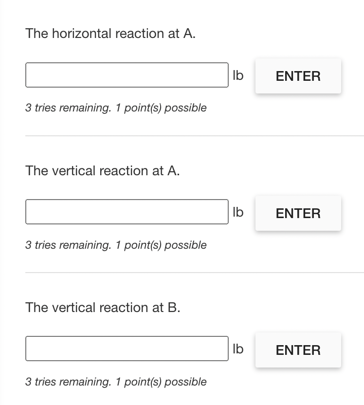 Solved Calculate the reactions at supports A and B. COLLAPSE | Chegg.com