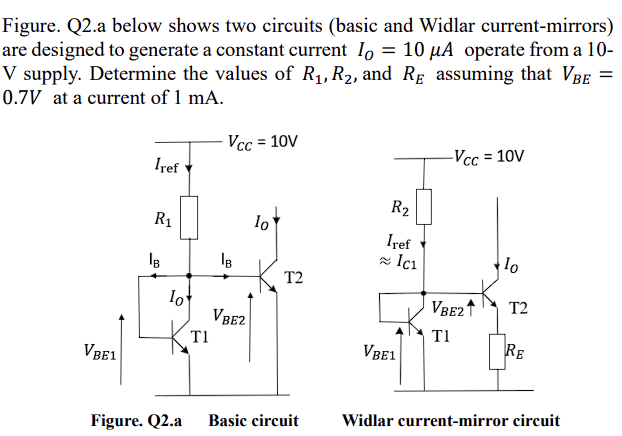 Solved Figure. Q2.a below shows two circuits (basic and | Chegg.com
