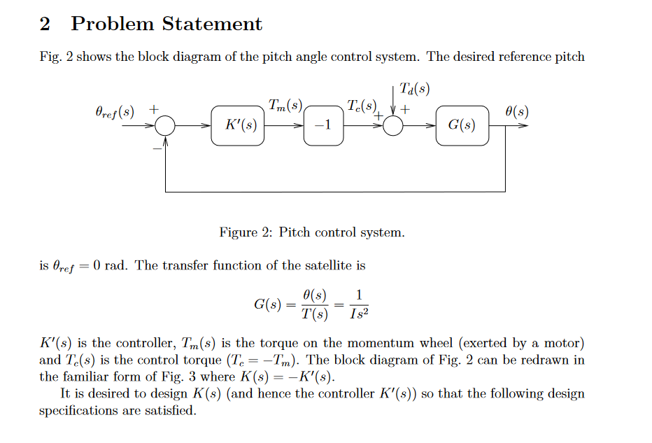Solved 2 Problem Statement Fig. 2 shows the block diagram of | Chegg.com