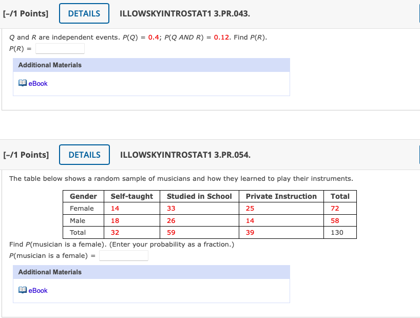 Solved [-/1 Points) DETAILS ILLOWSKYINTROSTAT1 3.PR.043. Q | Chegg.com