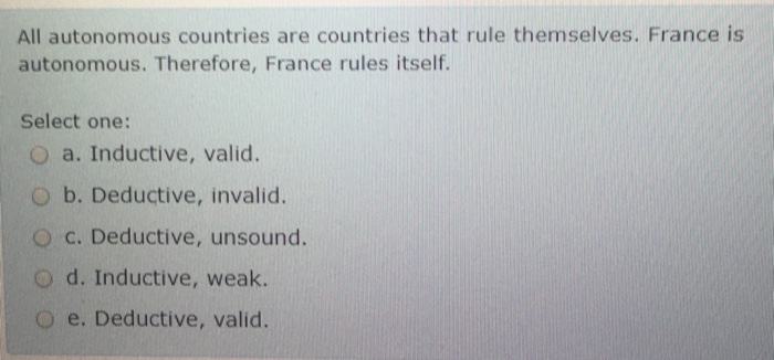 Solved All autonomous countries are countries that rule | Chegg.com