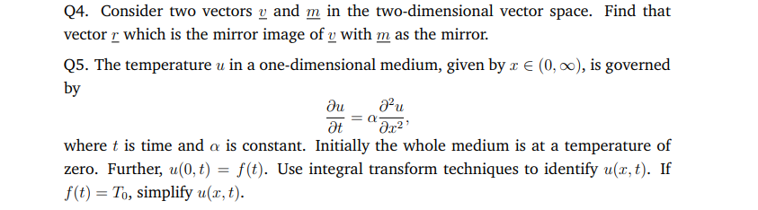 Solved Q4. Consider two vectors y and m in the | Chegg.com