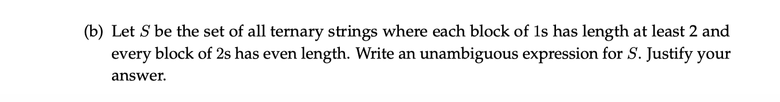 A-4-3. {10 marks} A ternary string is a finite | Chegg.com