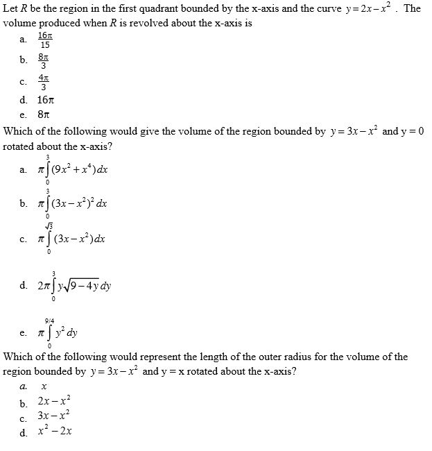 Solved Let R be the region in the first quadrant bounded by | Chegg.com