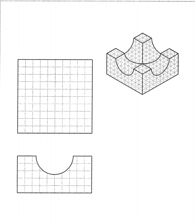 Solved Add the missing to the orthographic views provided. | Chegg.com