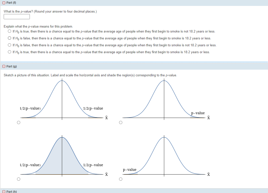 Solved What is the p-value? (Round your answer to four | Chegg.com