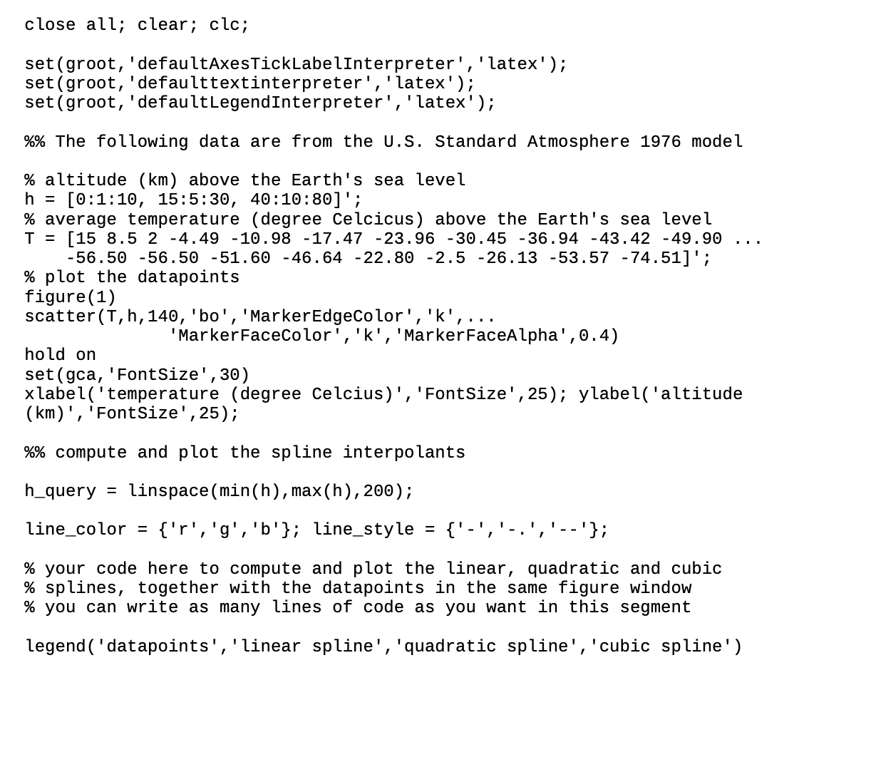 close all; clear; clc; set(groot, | Chegg.com