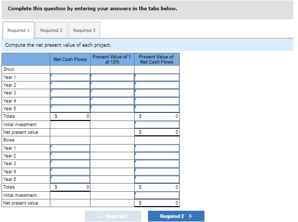 Solved \r\n\r\nBased on net present values, which project(s) | Chegg.com