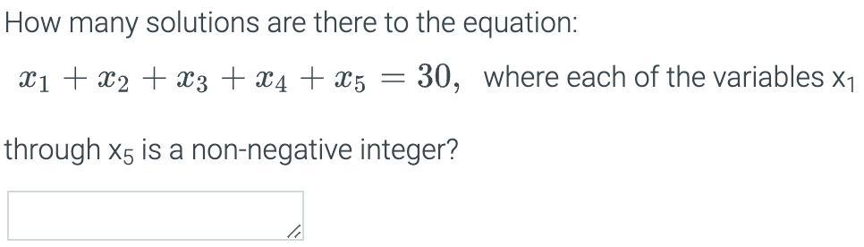 Solved How many solutions are there to the equation: | Chegg.com