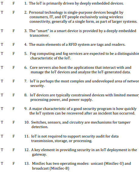 Solved 1. The IoT is primarily driven by deeply embedded | Chegg.com