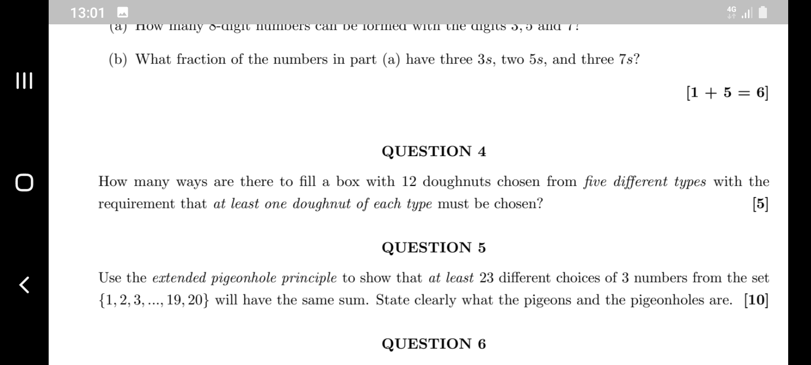 Solved (b) What fraction of the numbers in part (a) have | Chegg.com