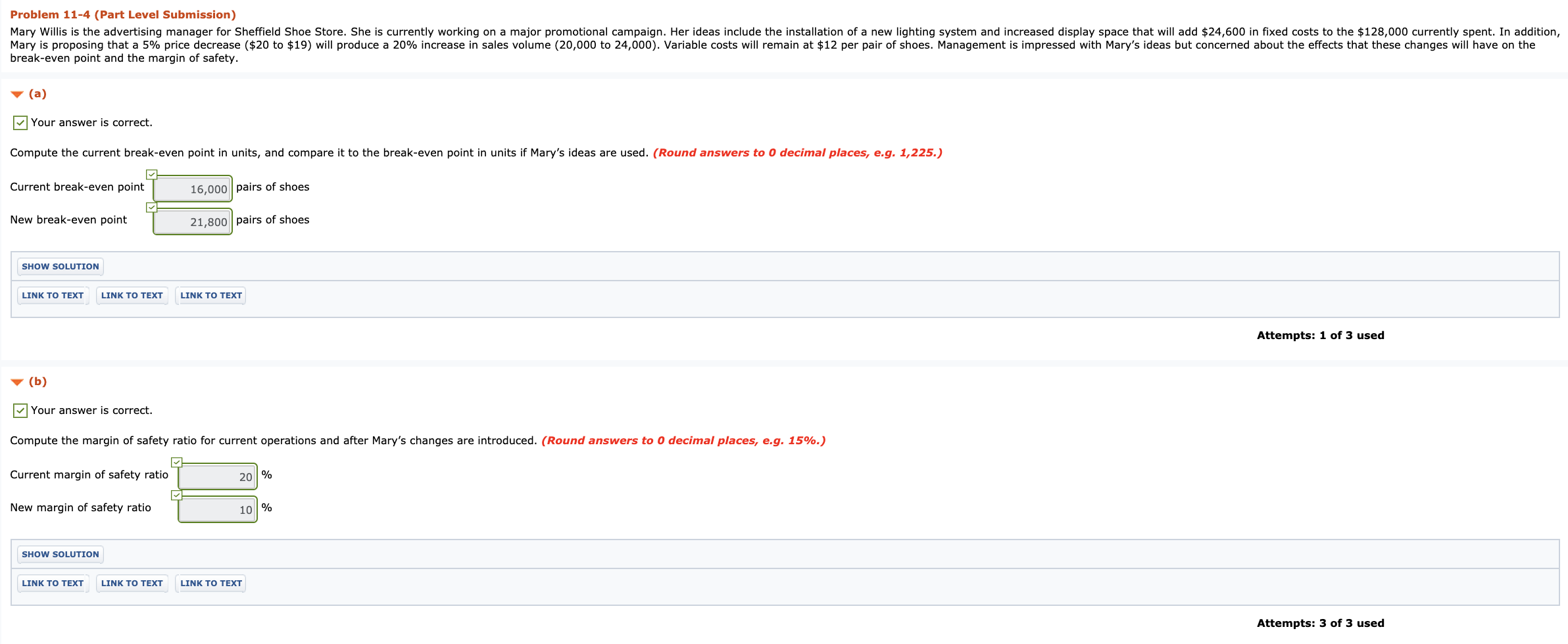 Solved Problem 11-4 (Part Level Submission) Mary Willis is | Chegg.com