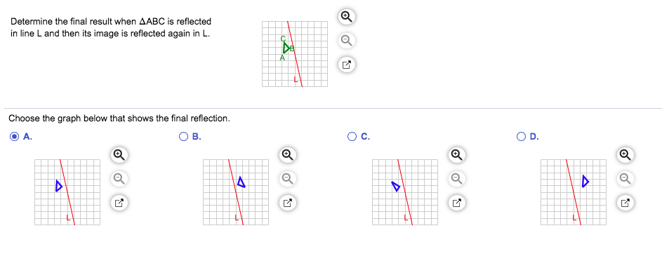 Solved Describe a sequence of isometries followed by a size | Chegg.com