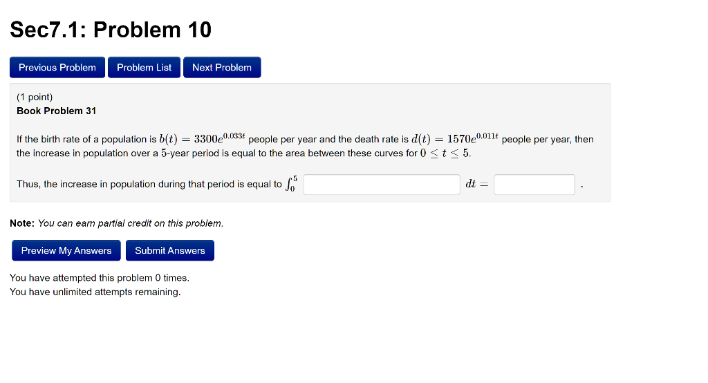 Solved Sec7.1: Problem 10 Previous Problem Problem List Next | Chegg.com