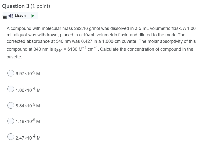 Solved Question 3 (1 point) Listen → A compound with | Chegg.com Solved Question 3 (1 point) Listen → A compound with | Chegg.com