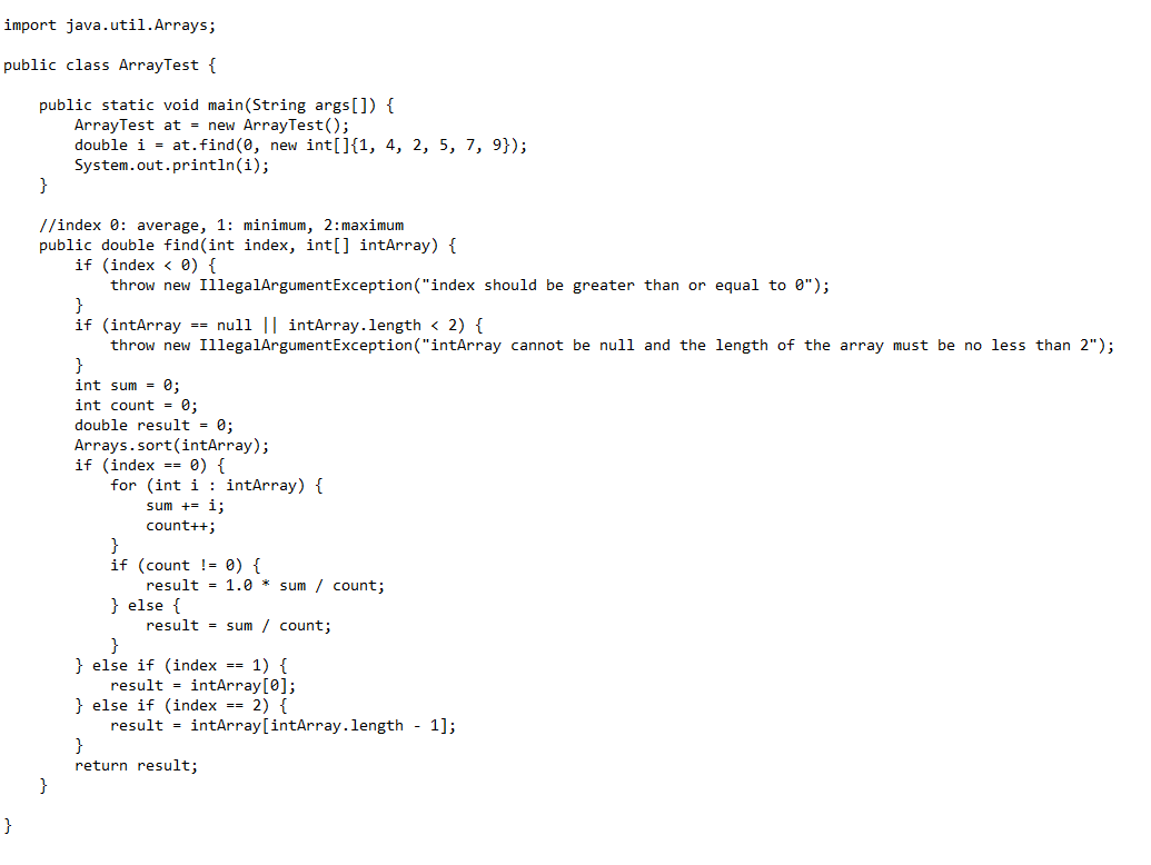 Solved Please find a class, i.e., ArrayTest, from the T09 2 | Chegg.com
