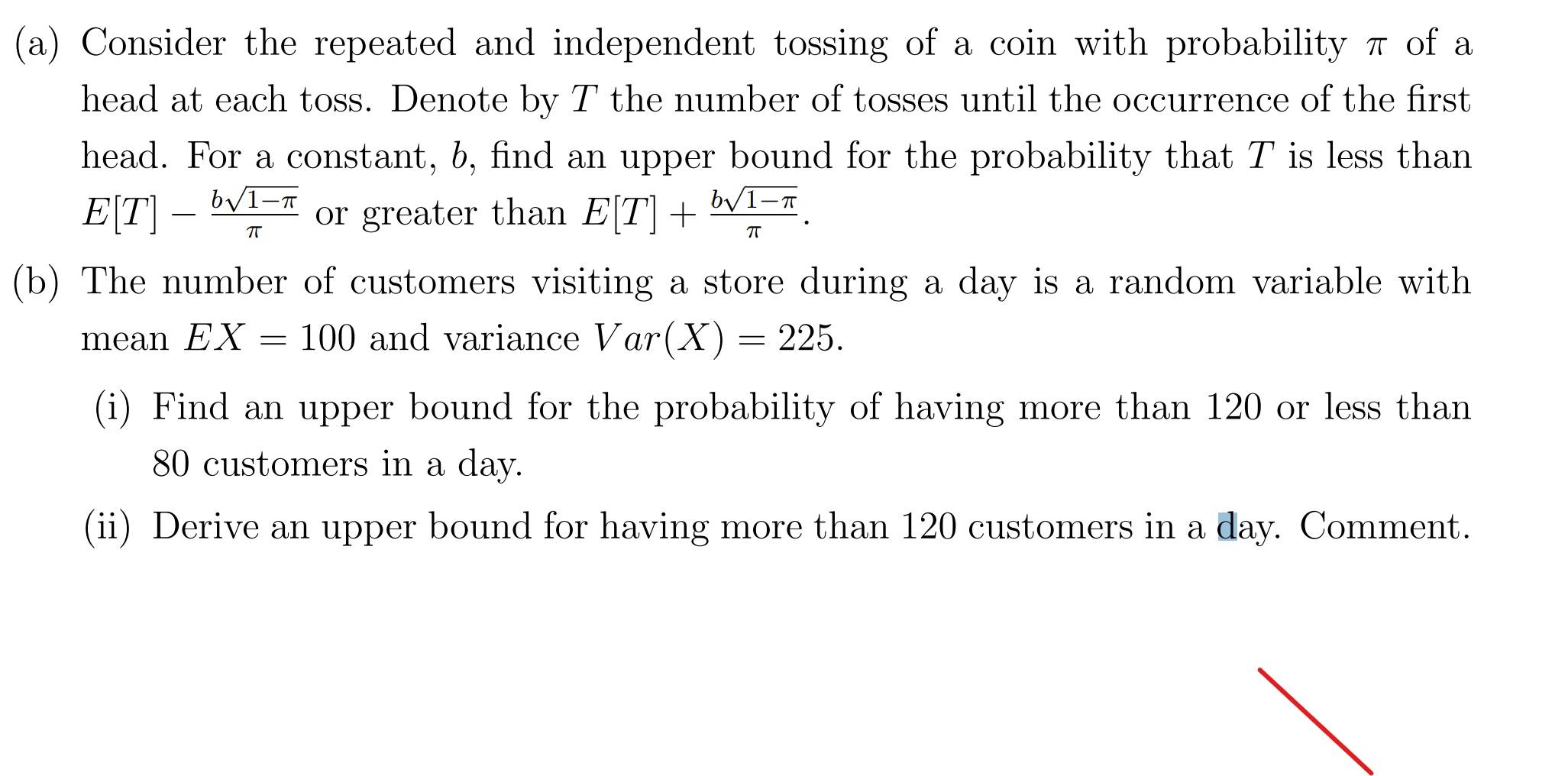 Solved (a) Consider the repeated and independent tossing of | Chegg.com