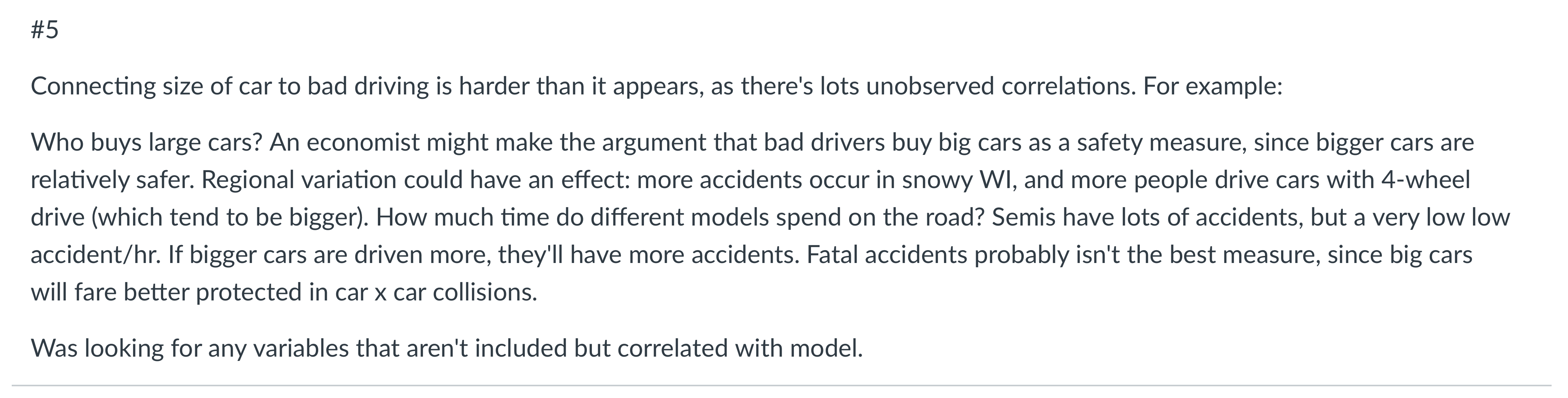 Solved Please use the following SAMPLE QUESTION #5 and | Chegg.com
