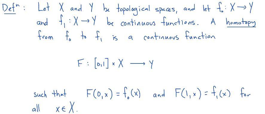 Solved 4. A topological space X is said to be contractible | Chegg.com
