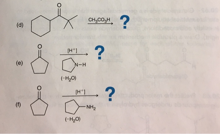 Solved CH3CO3H [Ht] 2 -H (-H2O) H ] NH2 (-H20) | Chegg.com