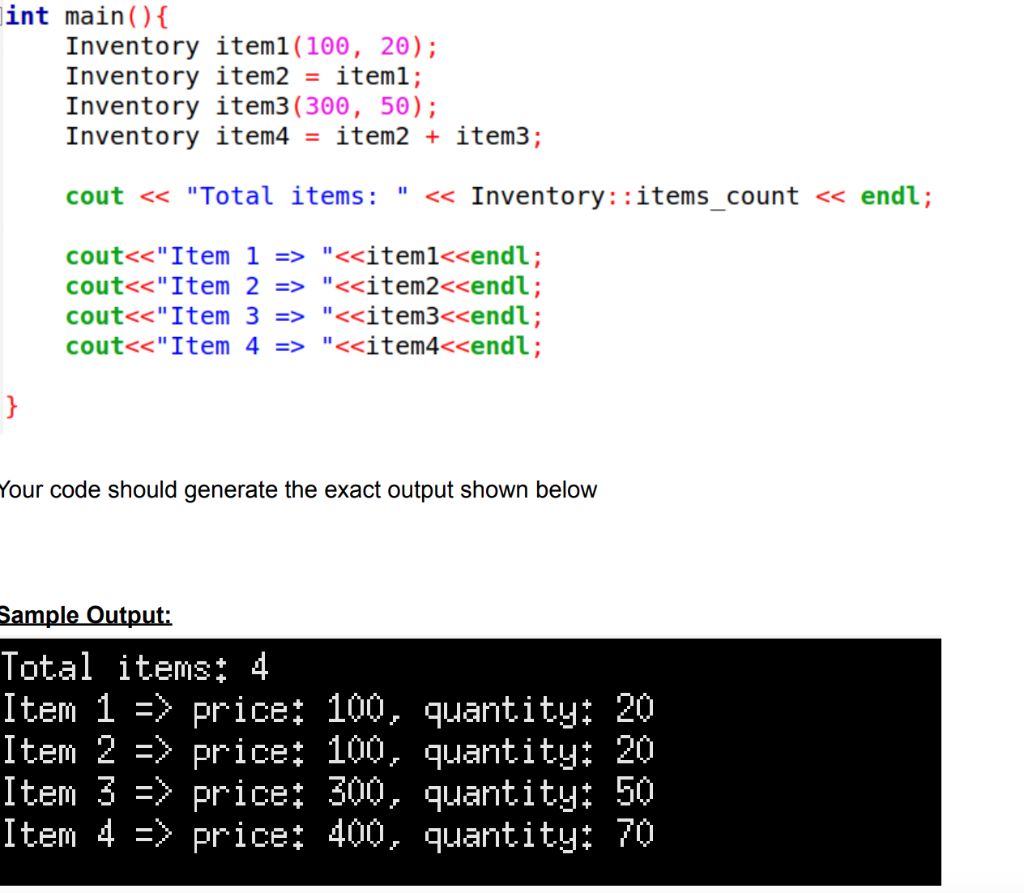 Solved C++ Program Goal : Using static members of class . | Chegg.com