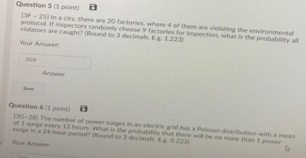 Solved Question 5 (1 point) B (3F 25] In a city, there are | Chegg.com