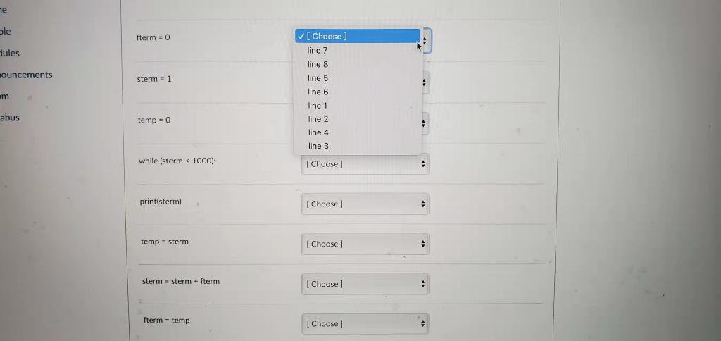 Solved Question 1 4 pts Fibonacci sequence is a number | Chegg.com