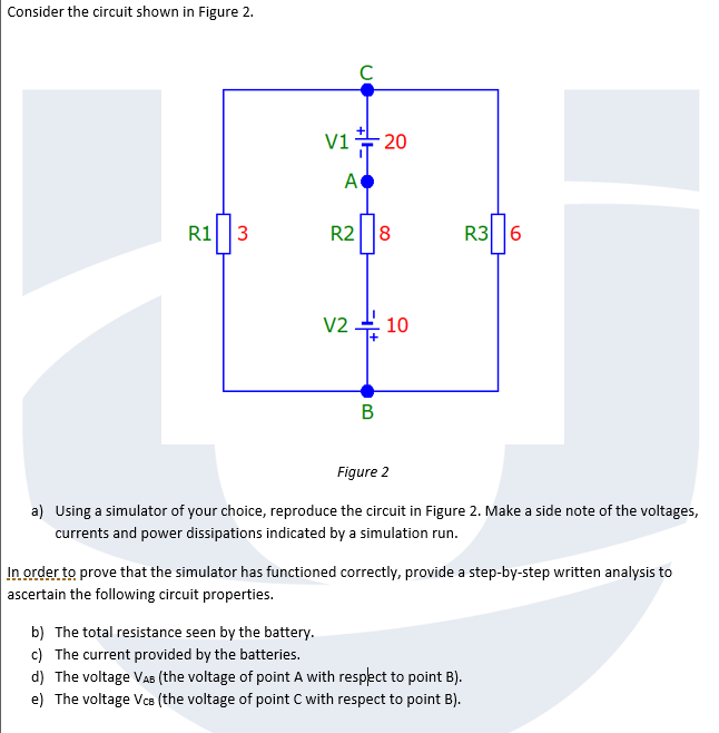 Solved Consider the circuit shown in Figure 2.Figure 2a) | Chegg.com