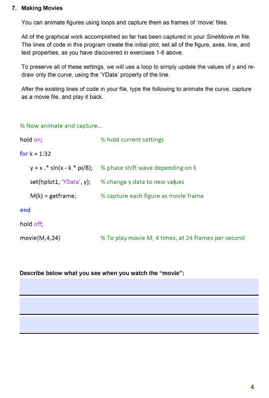 Solved Unit 8 - Object Oriented Programming / Handle | Chegg.com
