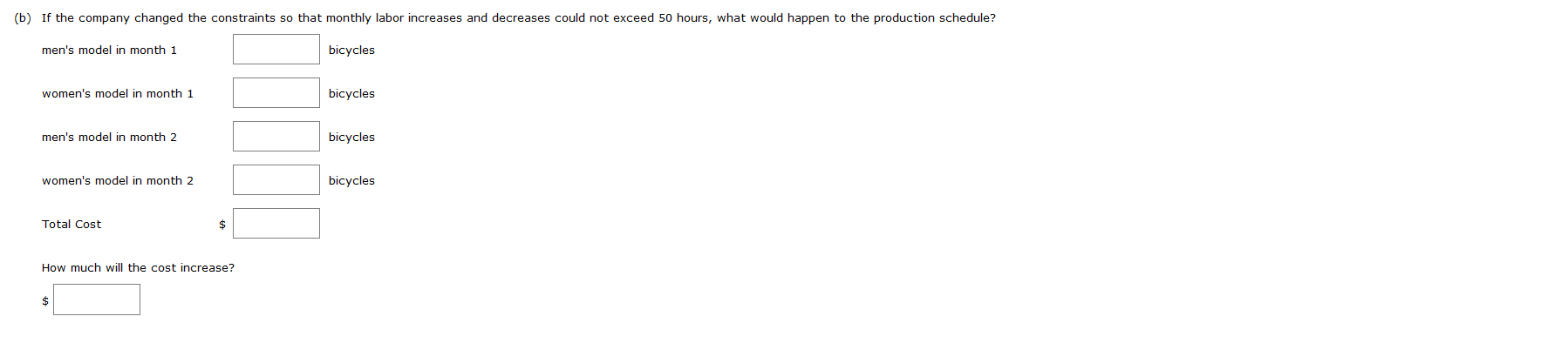 Solved A linear programming computer package is needed. | Chegg.com
