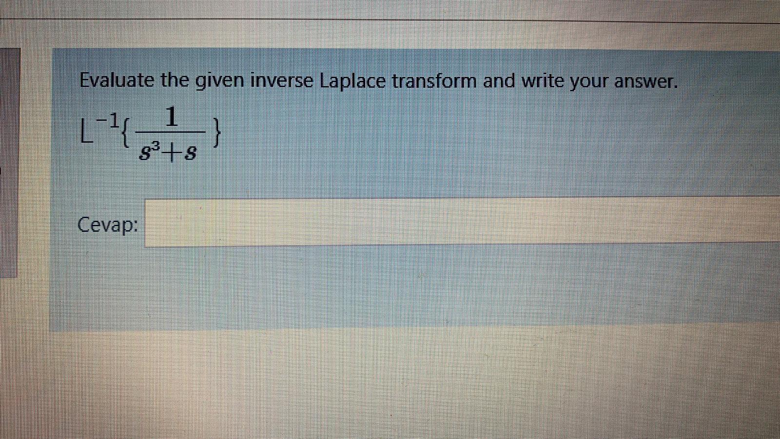 Solved Evaluate the given inverse Laplace transform and | Chegg.com