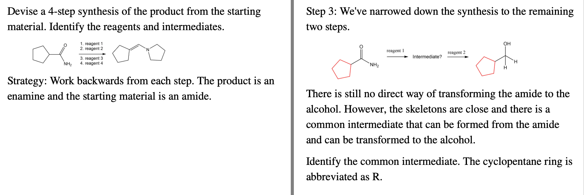 Solved Devise a 4-step synthesis of the product from the | Chegg.com