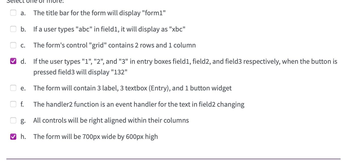 Solved Given The Following Python Form Code Which Some Code 0039