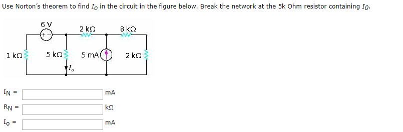 Solved: Find Io In The Network In The Figure Below Using N... | Chegg.com