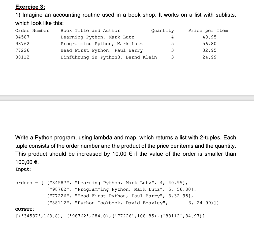 Solved Exercice 3: 1) Imagine an accounting routine used in | Chegg.com