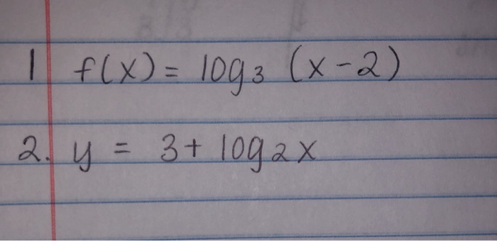 Solved Graph using transformations. State the domain, range, | Chegg.com