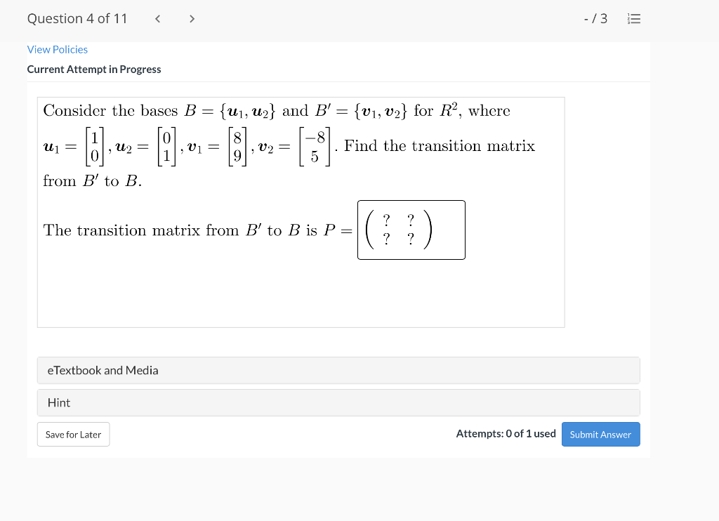 Solved Question 4 of 11