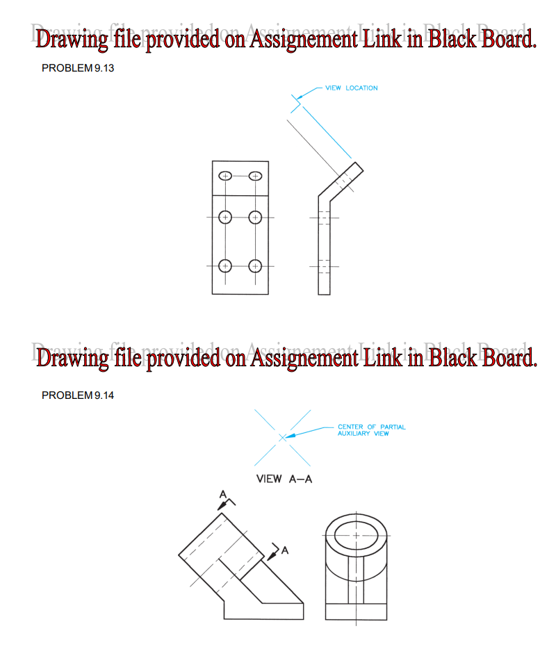 Solved Given objects with recommended multiviews and | Chegg.com