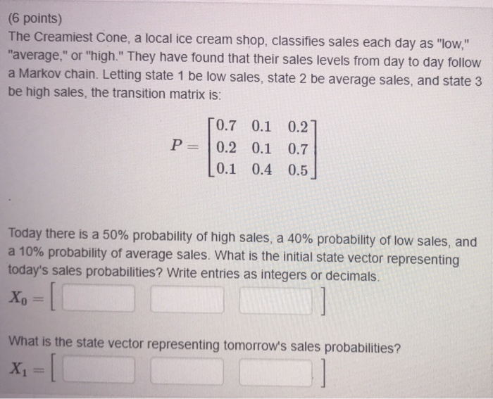 Solved (4 points) Find each probability using the following | Chegg.com