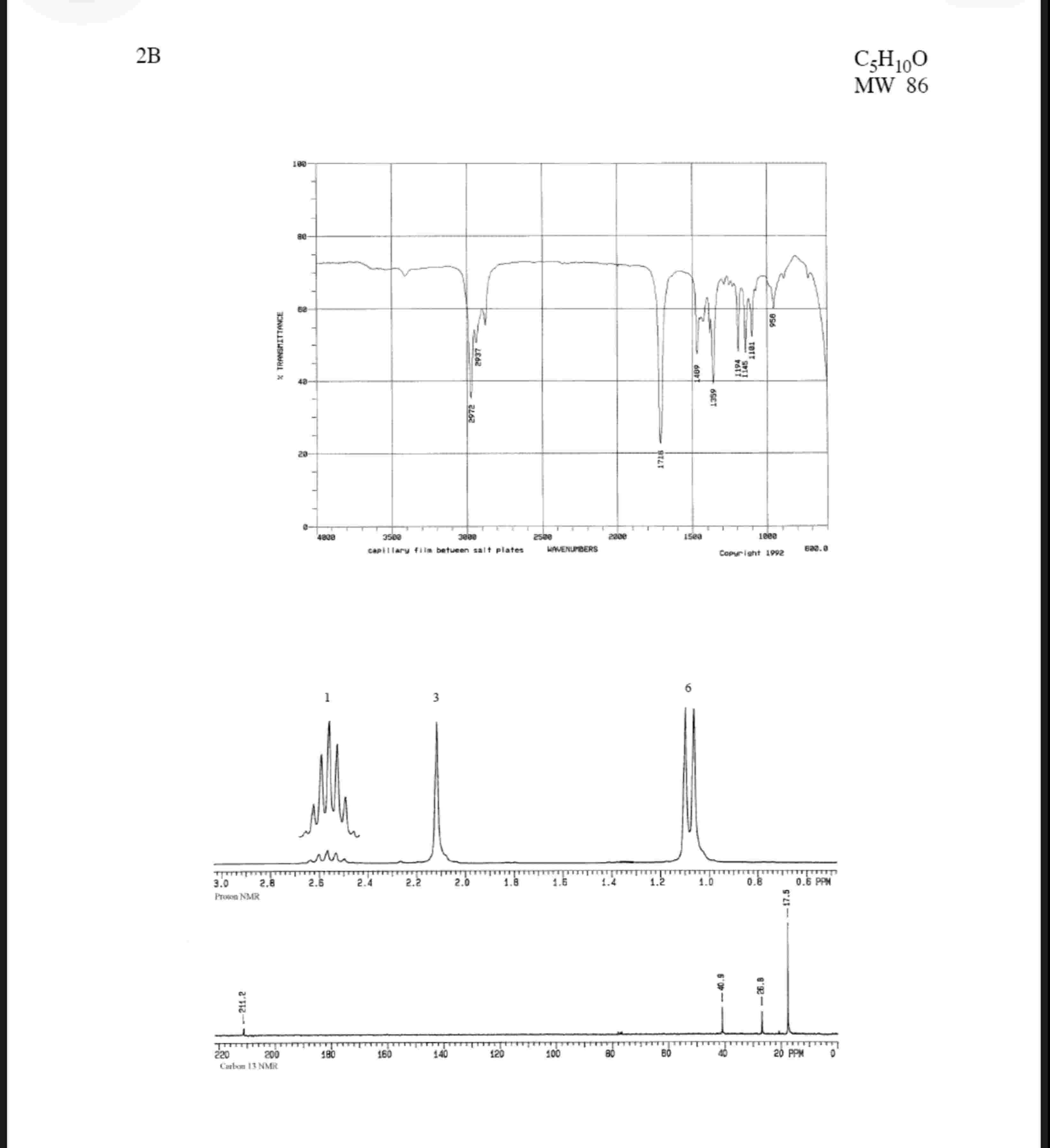 Solved Can you complete this NMR spectroscopy and label all | Chegg.com