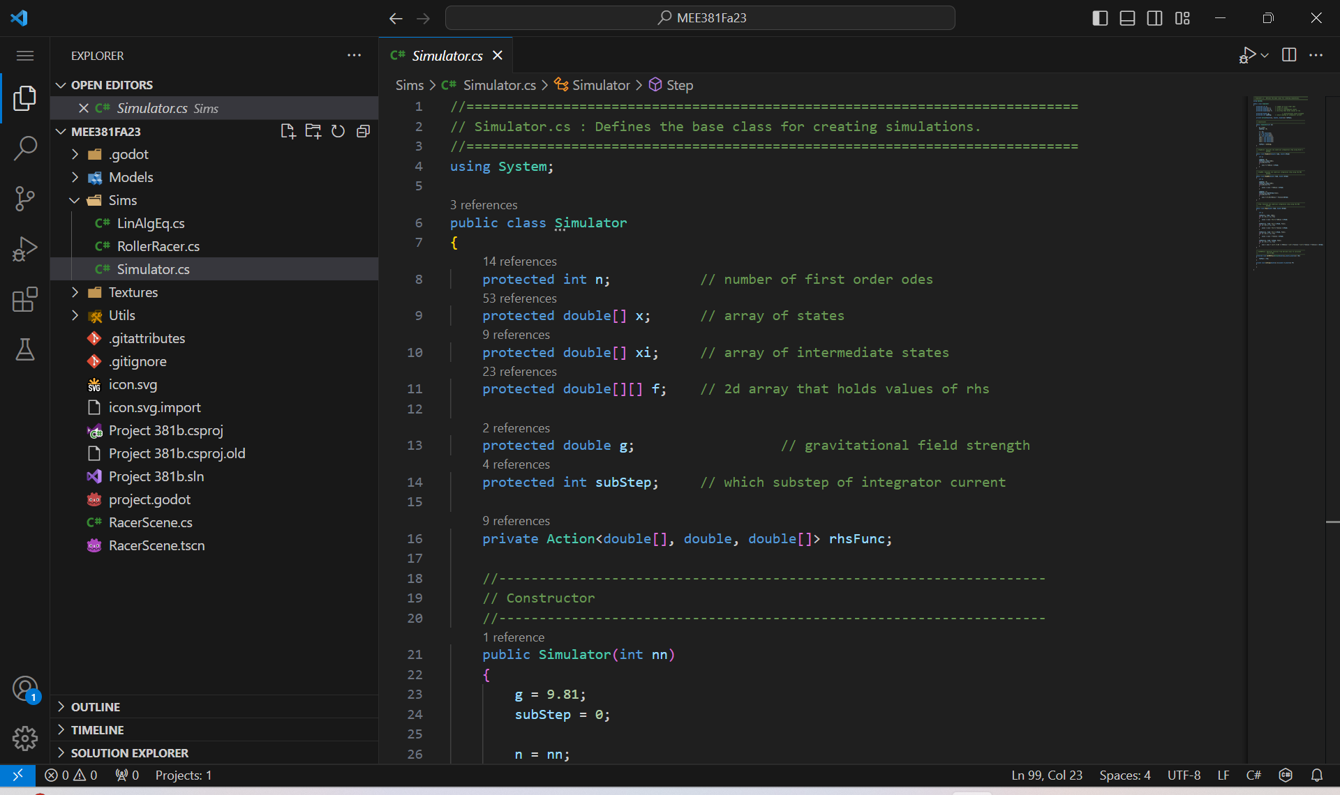 This is a class C# code for a class of 4 codes: | Chegg.com