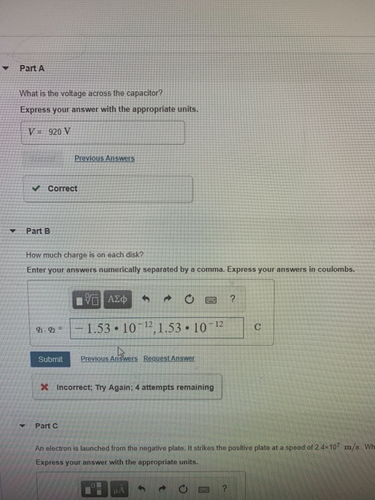 Solved I need part B & C please help! Part B: | Chegg.com