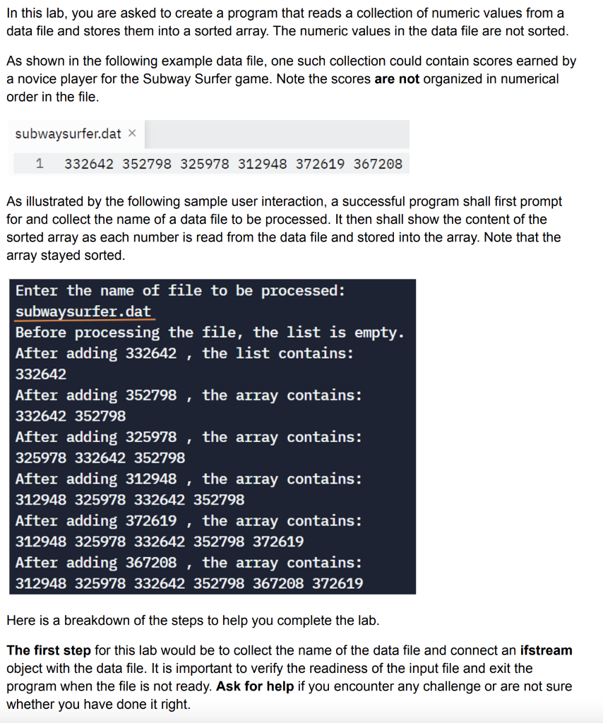 Solved In C++ please don't use vectors or push back. i just | Chegg.com
