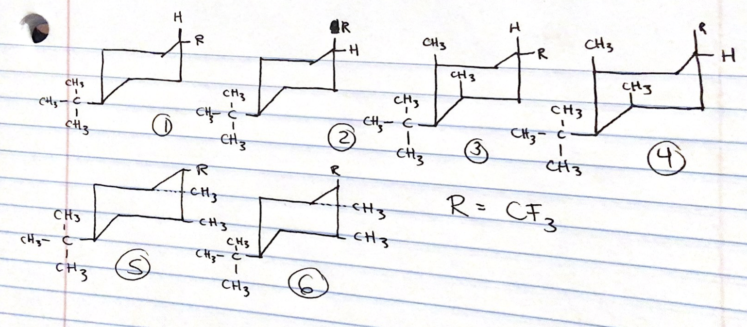 Solved H OR H R. CHE H CH₃ R H CH3 jeff CH3 CH3 CH3-C 1 CH3 | Chegg.com
