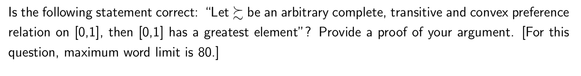 Solved Is the following statement correct: “Let = be an | Chegg.com
