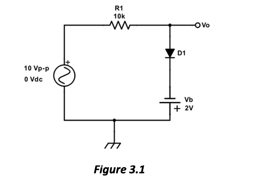 Solved State the function and plot the diode characteristic | Chegg.com