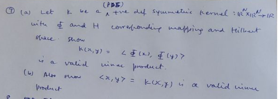 (PDE) (a) Let k be a A the def symmetic kennel | Chegg.com