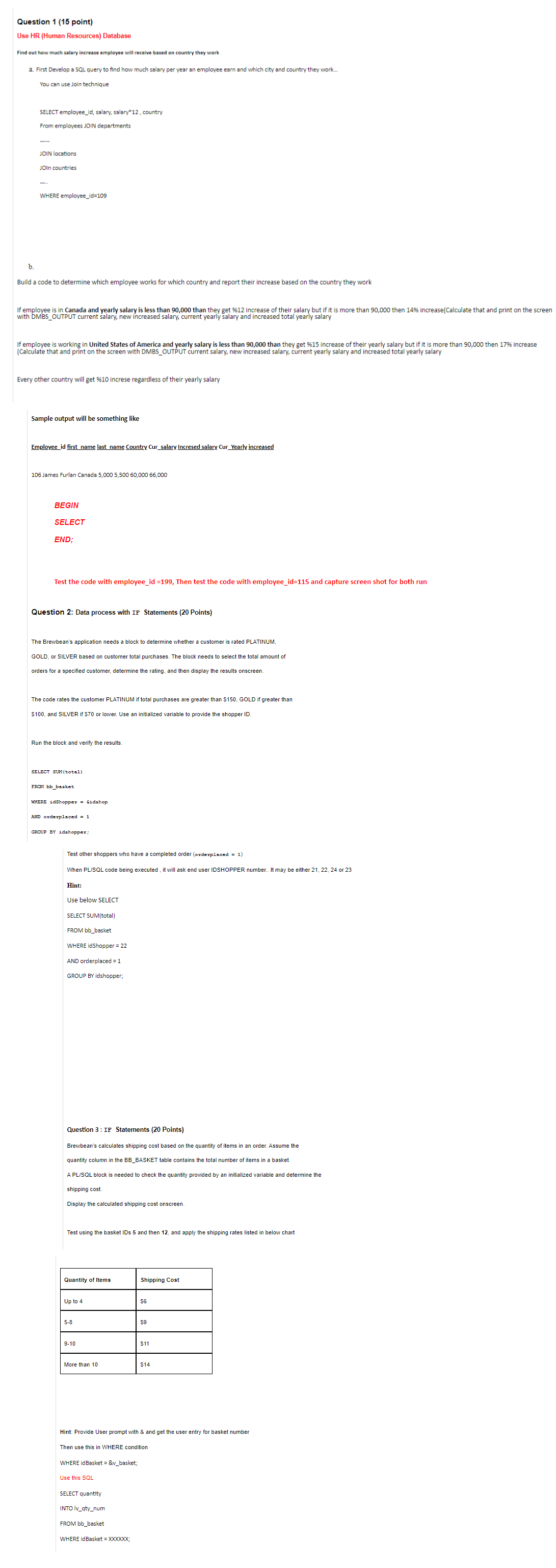 Solved Question 1 (15 point) Use HR (Human Resources) | Chegg.com