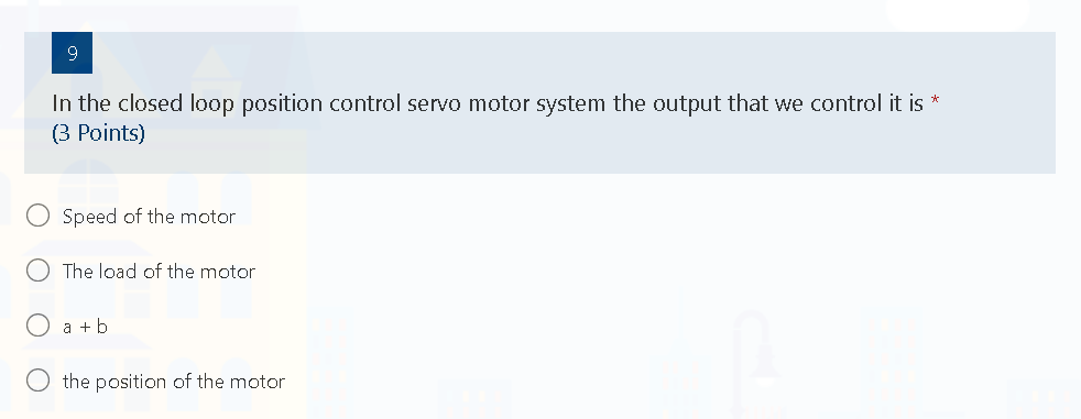 Solved In the closed loop position control servo motor | Chegg.com