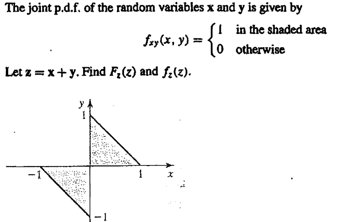 Solved The joint p.d.f. of the random variables x and y is | Chegg.com